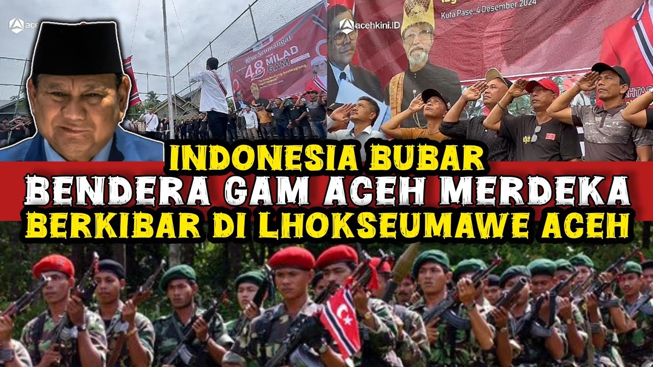 Milad ke-48 GAM Bendera Bulan Bintang Dinaikkan dalam Upacara di ...