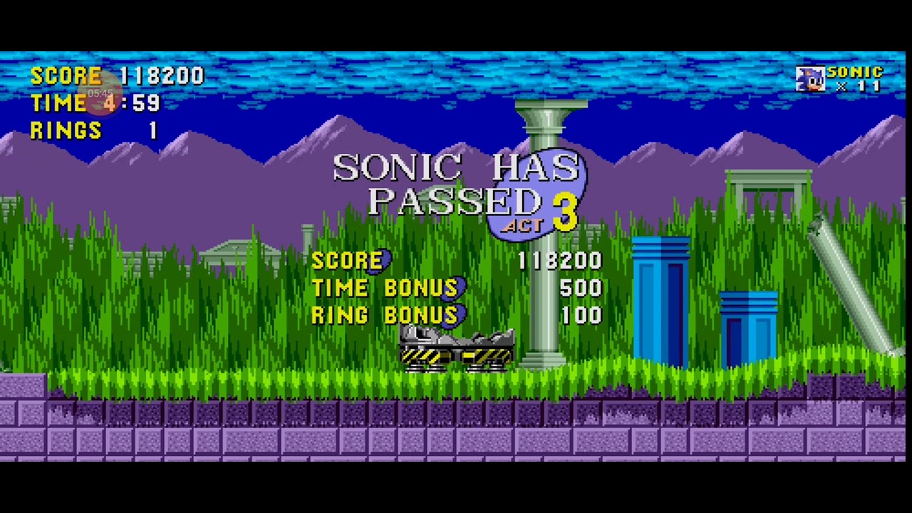 Sonic 1 parte 2 (bug no final) #sonic #bug #raiva @clonedashyt @Baki ...
