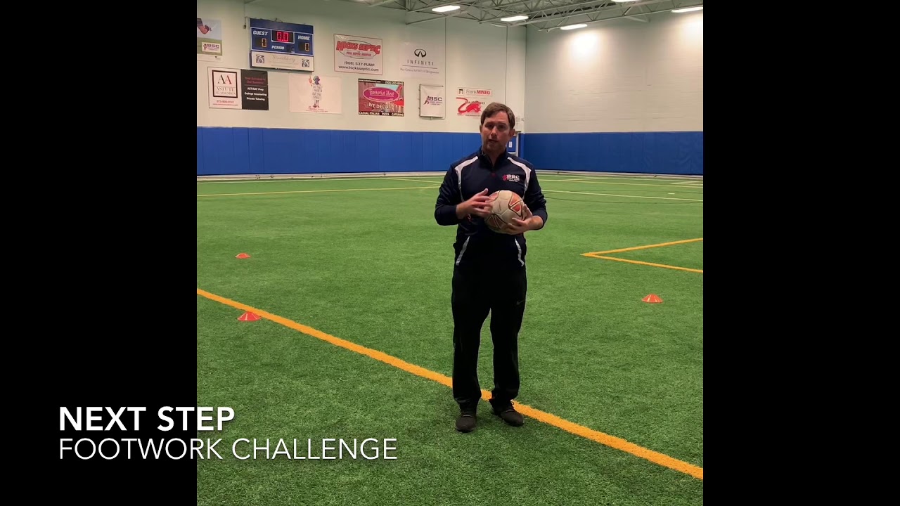 Next step footwork challenge - cut turn - YouTube