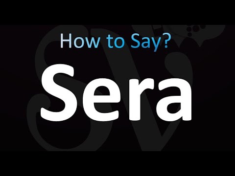 How to Pronounce Sera (correctly!) - YouTube