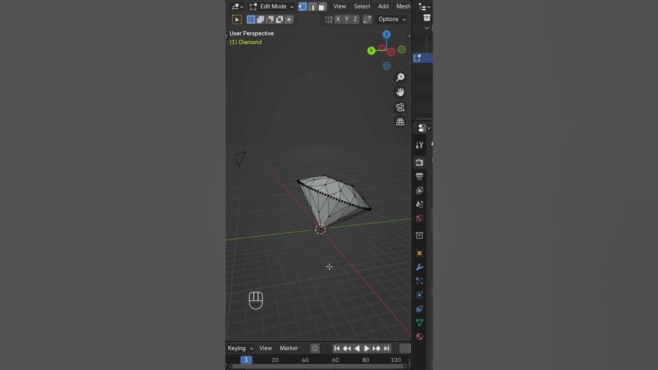 Blender for Beginners: Object Mode vs Edit Mode - YouTube