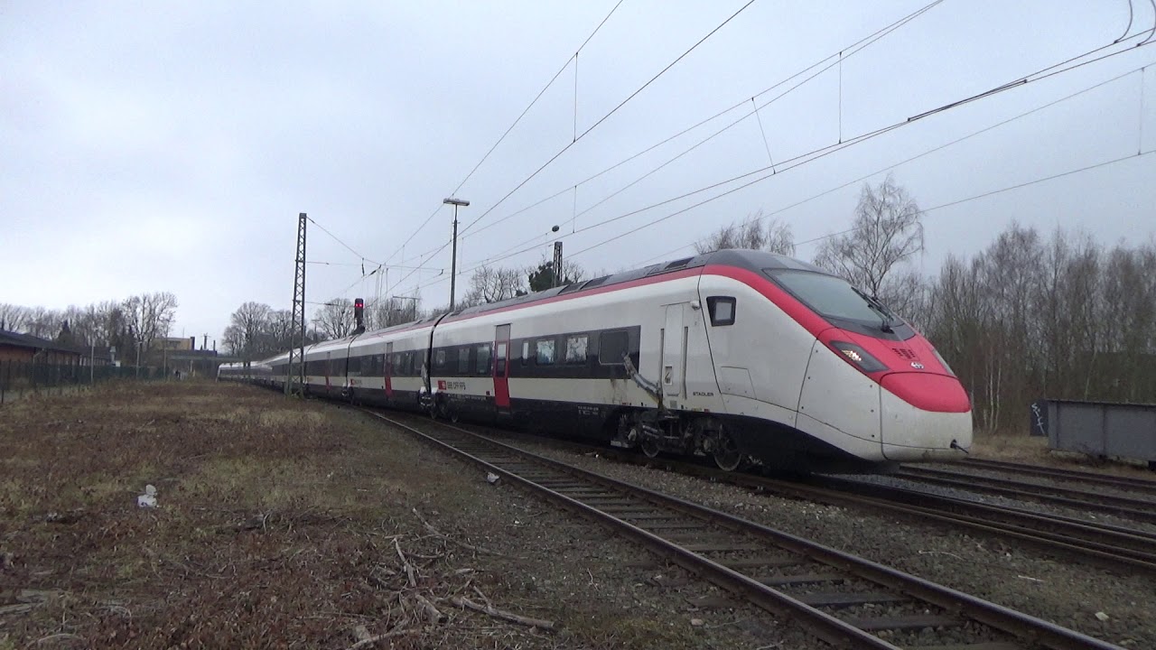Der Neue SBB Giruno EC 250 als Messzug in Deutschland - YouTube