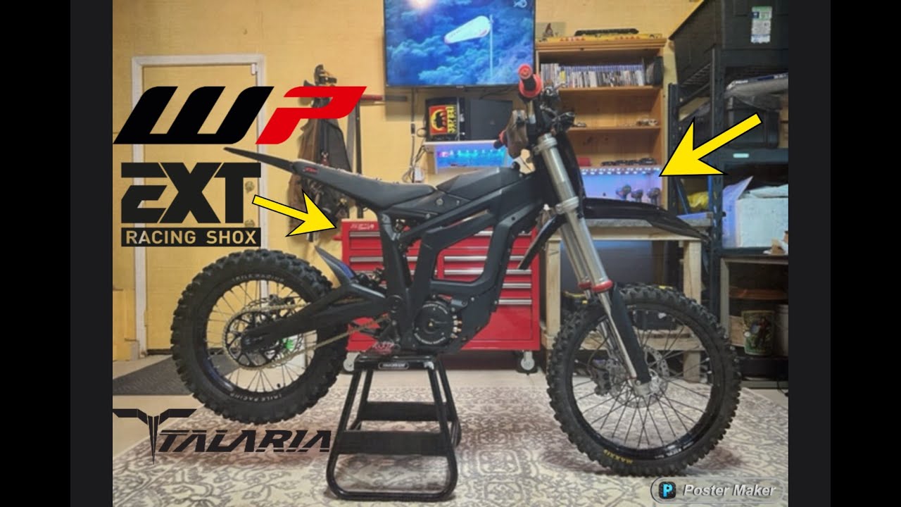 Talaria Sting MX4 / FULL SUSPENSION UPGRADE / KTM 85 FORKS + EXT ARMA ...
