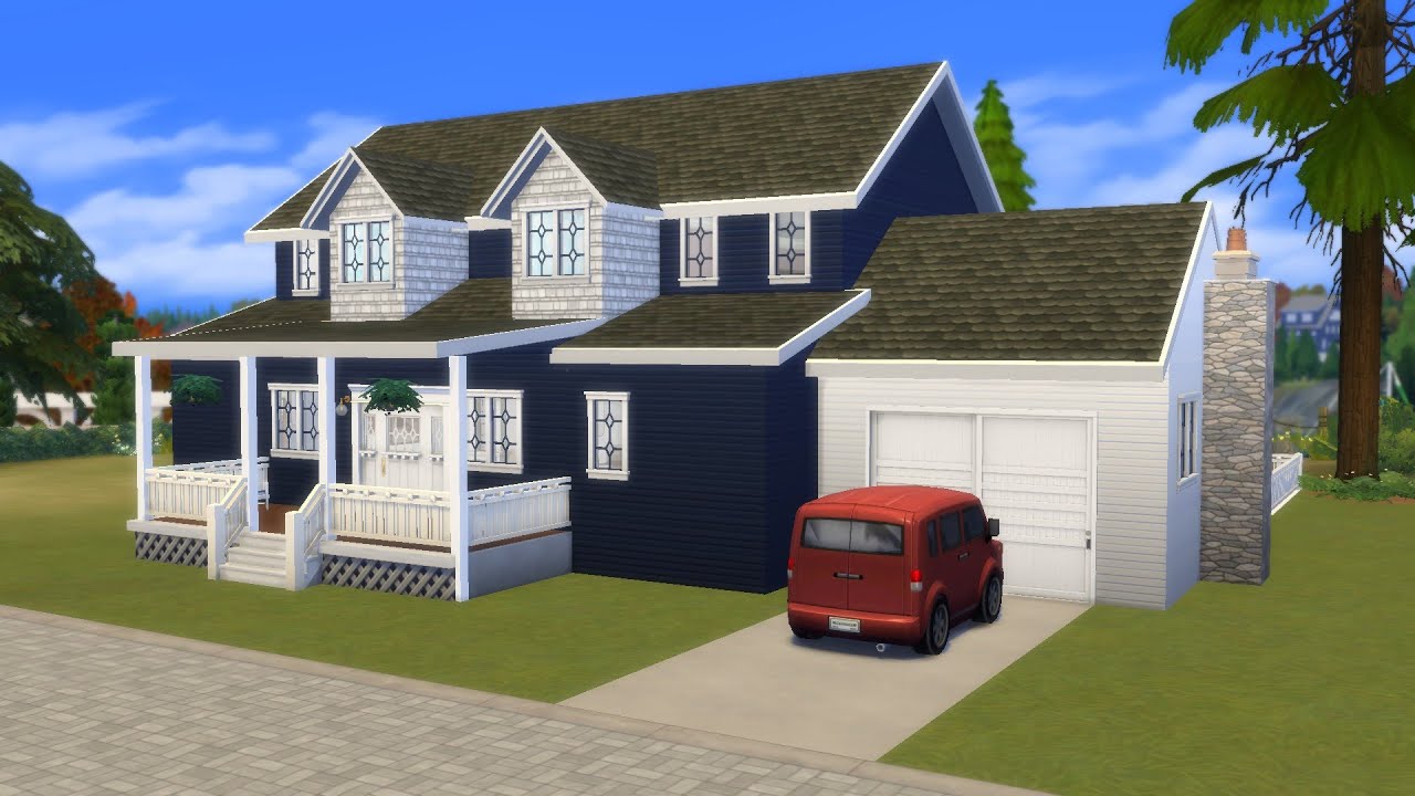 Big Blue Foster Home Exterior Speed Build NOCC - YouTube