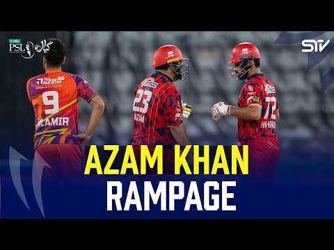 Azam Khan's power hitting takes Karachi Kings to s win over Pindiz | Full Match Highlights | MZB1J