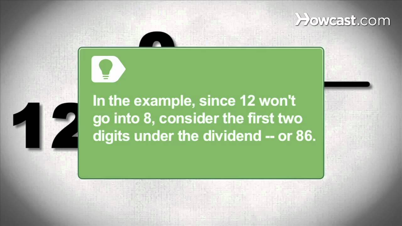 How To Do Long Division YouTube How To Do Long Division YouTube
