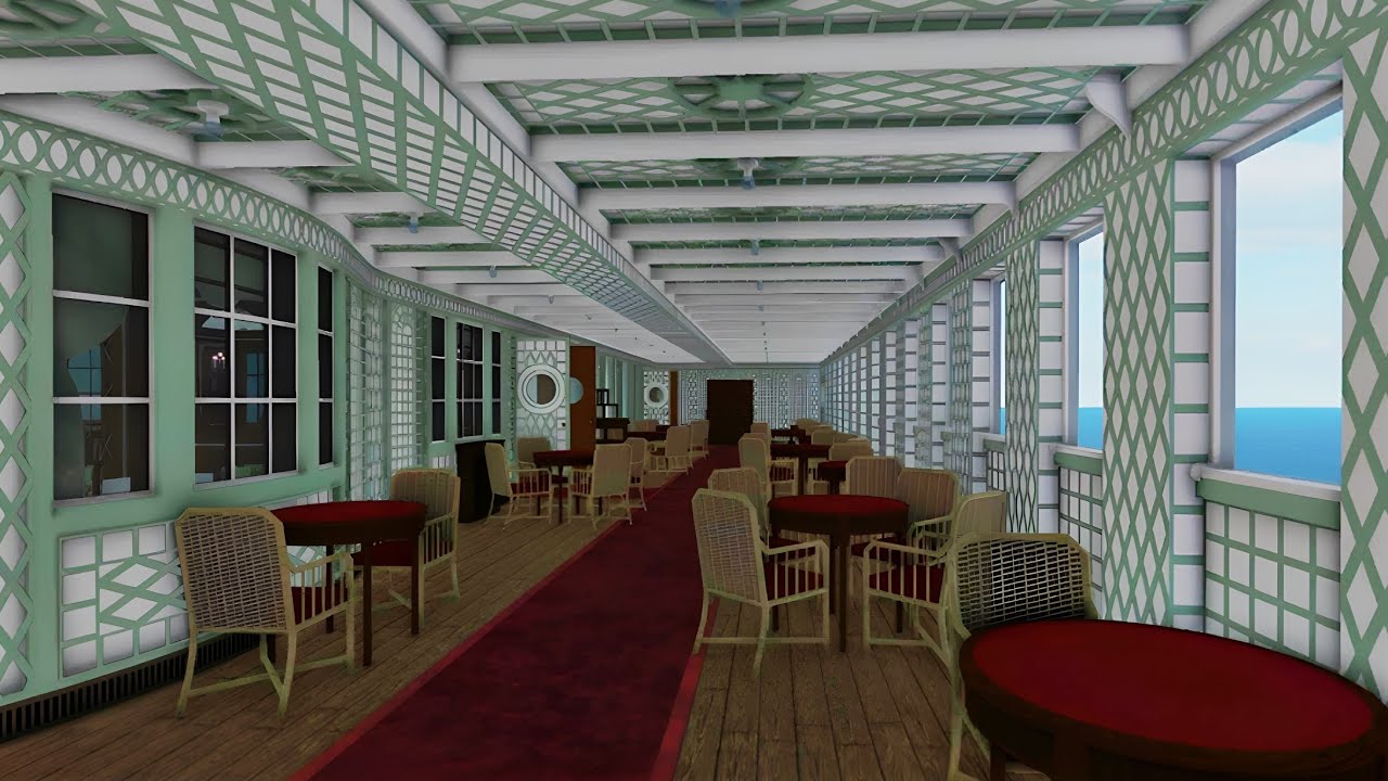 Virtual tour - RMS Titanic Sailing simulator Remastered 1912 | Roblox ...