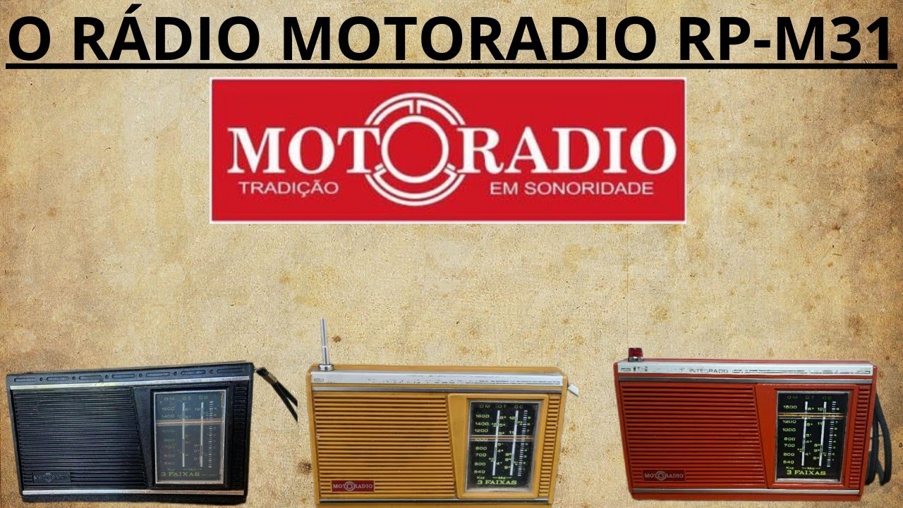 Propaganda da antiga Motoradio - YouTube