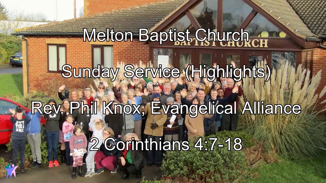 Phil Knox (Evangelical Alliance) speaks on 2 Corinthians 4:7-18 at ...