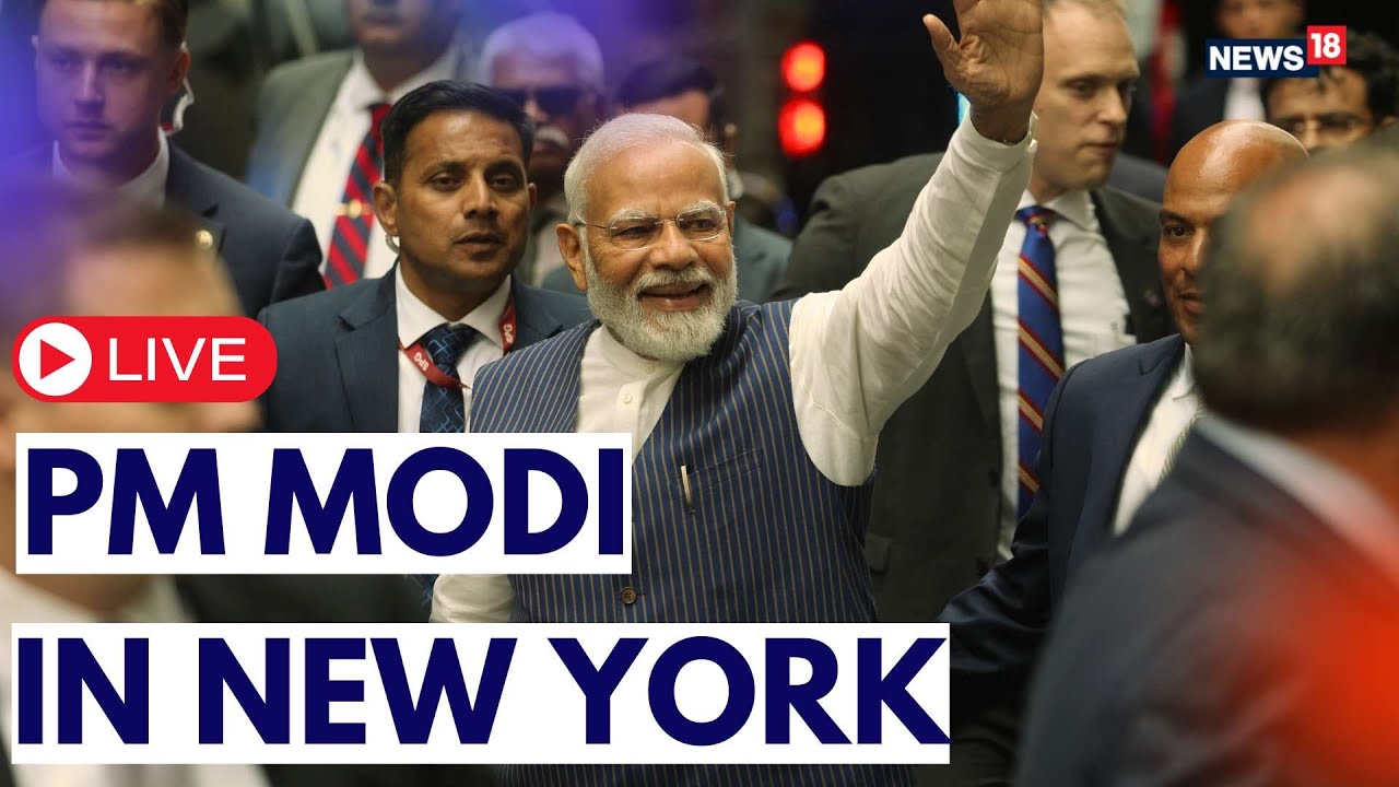 PM Modi LIVE | PM Modi Arrives In News York LIVE | PM Modi In USA LIVE ...