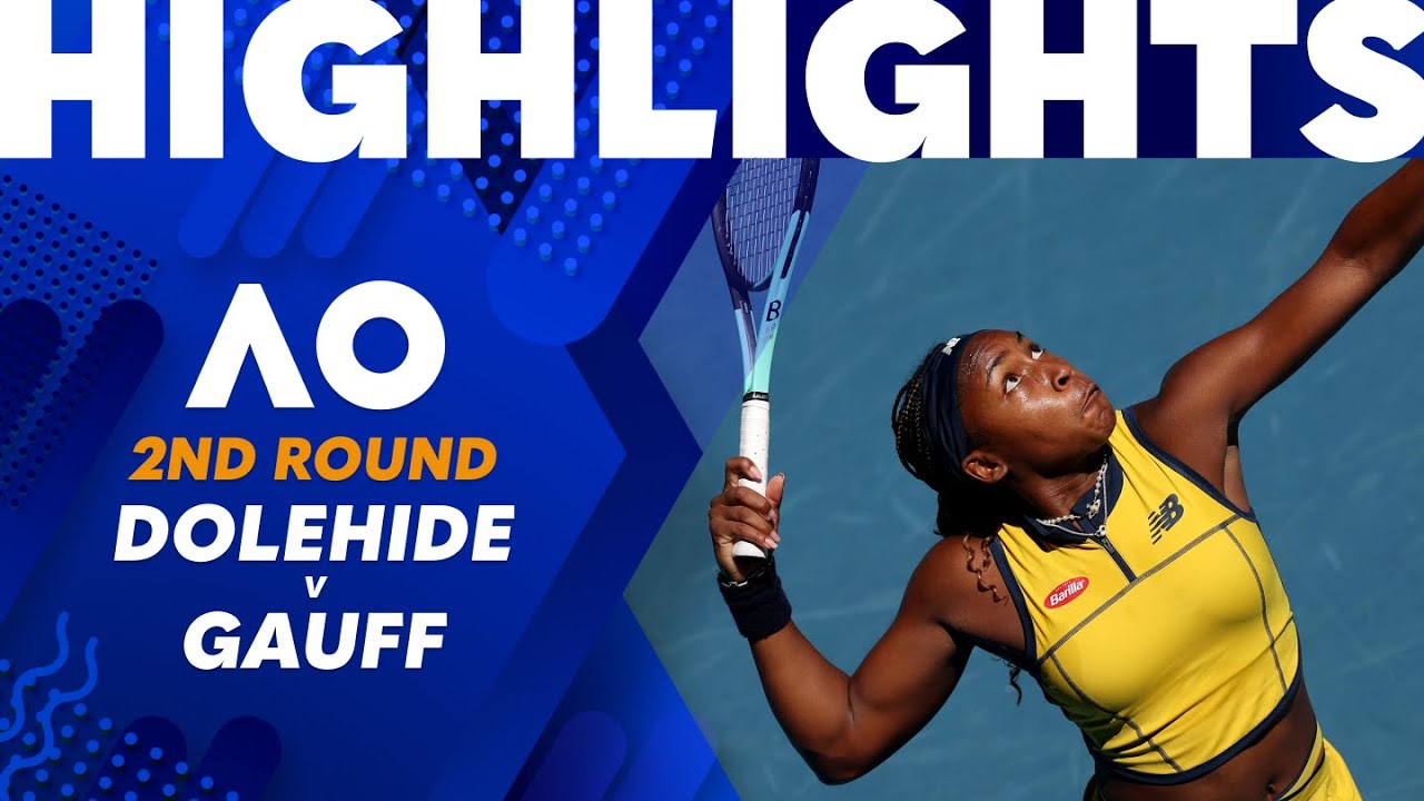 Coco Gauff v Caroline Dolehide - 2024 Australian Open: Round 2 ...