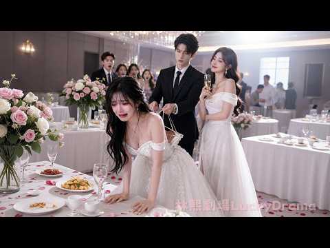 婚禮現場老公竟親手扒光我的婚紗送給白月光試穿，只為搏她一笑，心已冷透我不再戀愛腦，一個電話恢復首富千金身份，讓渣男小三跪著求饒！#離婚千金 #短劇 #離婚 #霸總 #熱門 #drama
