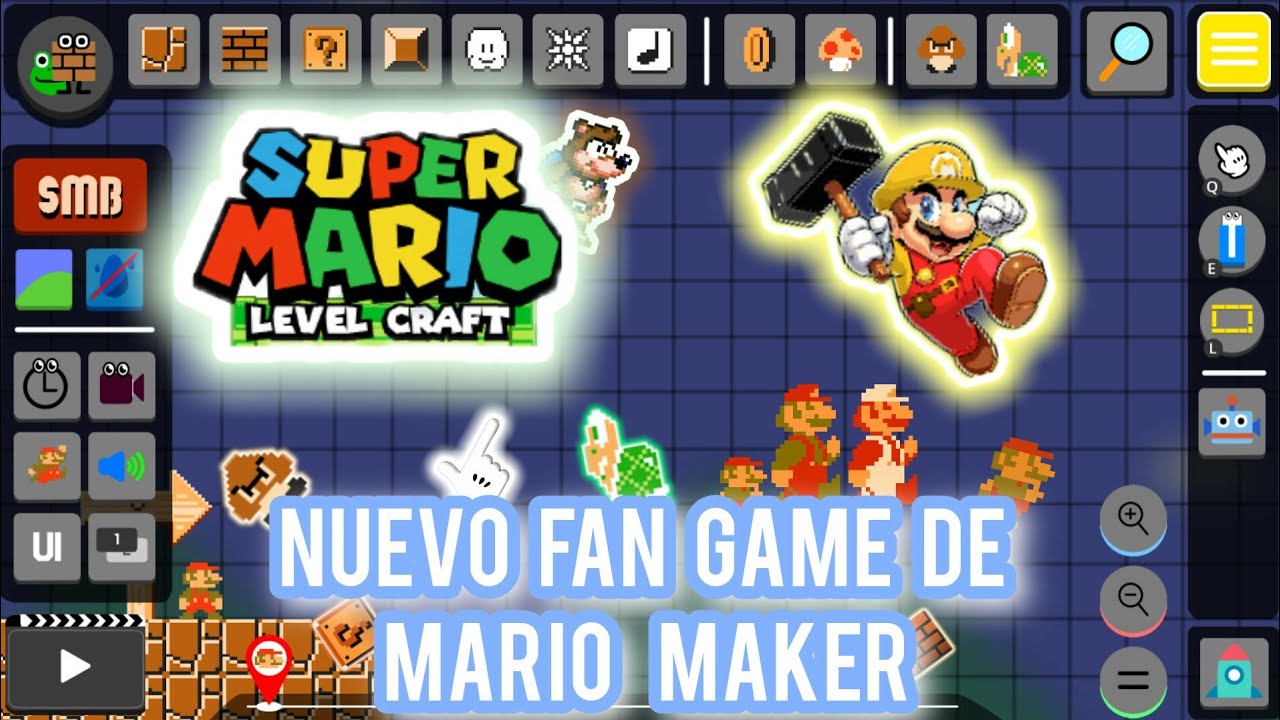Super Mario Level Craft Nuevo Fan Game de Mario Maker Sneak Peek Avance ...