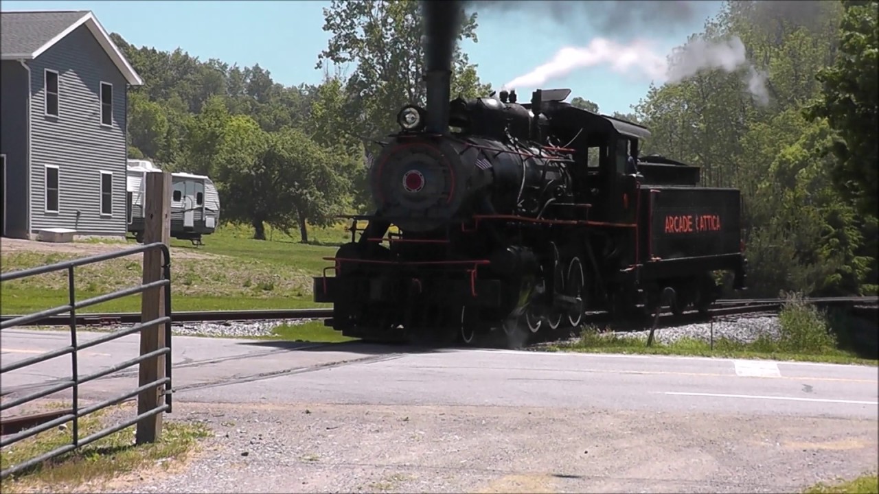 The Arcade and Attica Steam Excursion Train, only operating Steam Train ...