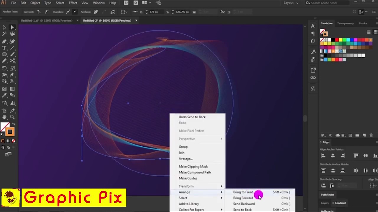 How to Make Vector Abstract Particles Using Adobe Illustrator - YouTube