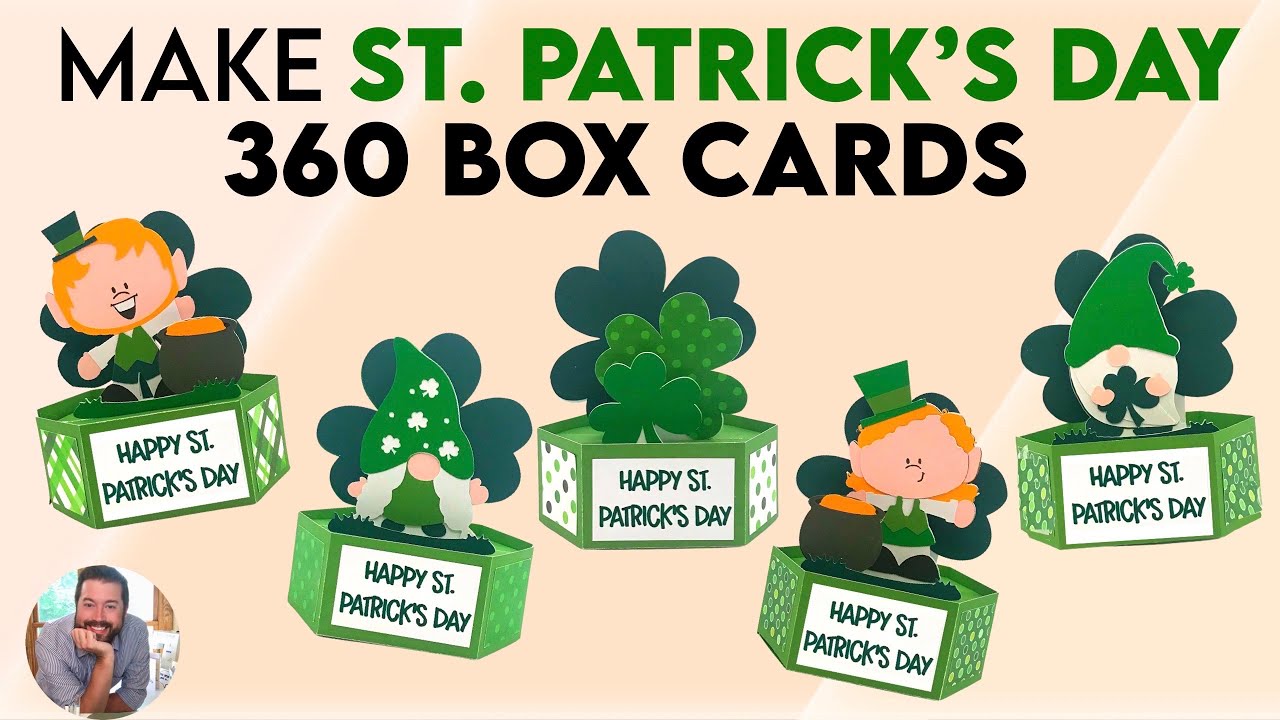Make St. Patrick's Day 360 Box Cards ☘️ - YouTube