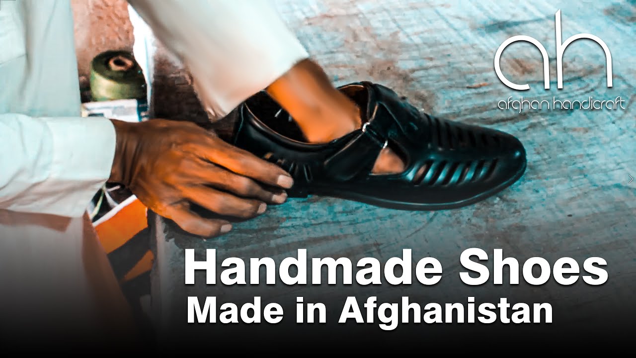 Handmade Leather Shoes in Afghanistan | Afghan Handicraft - YouTube