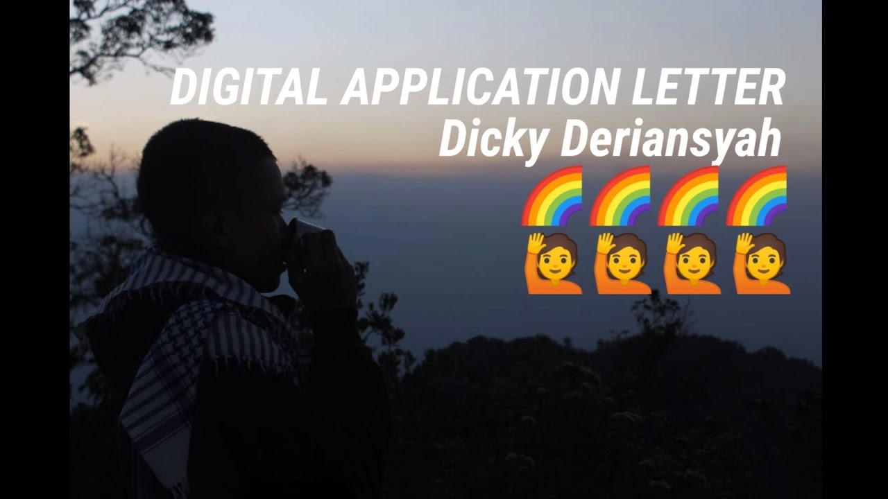 DIGITAL APPLICATION LETTER || Dicky Deriansyah XII Farmasi - YouTube