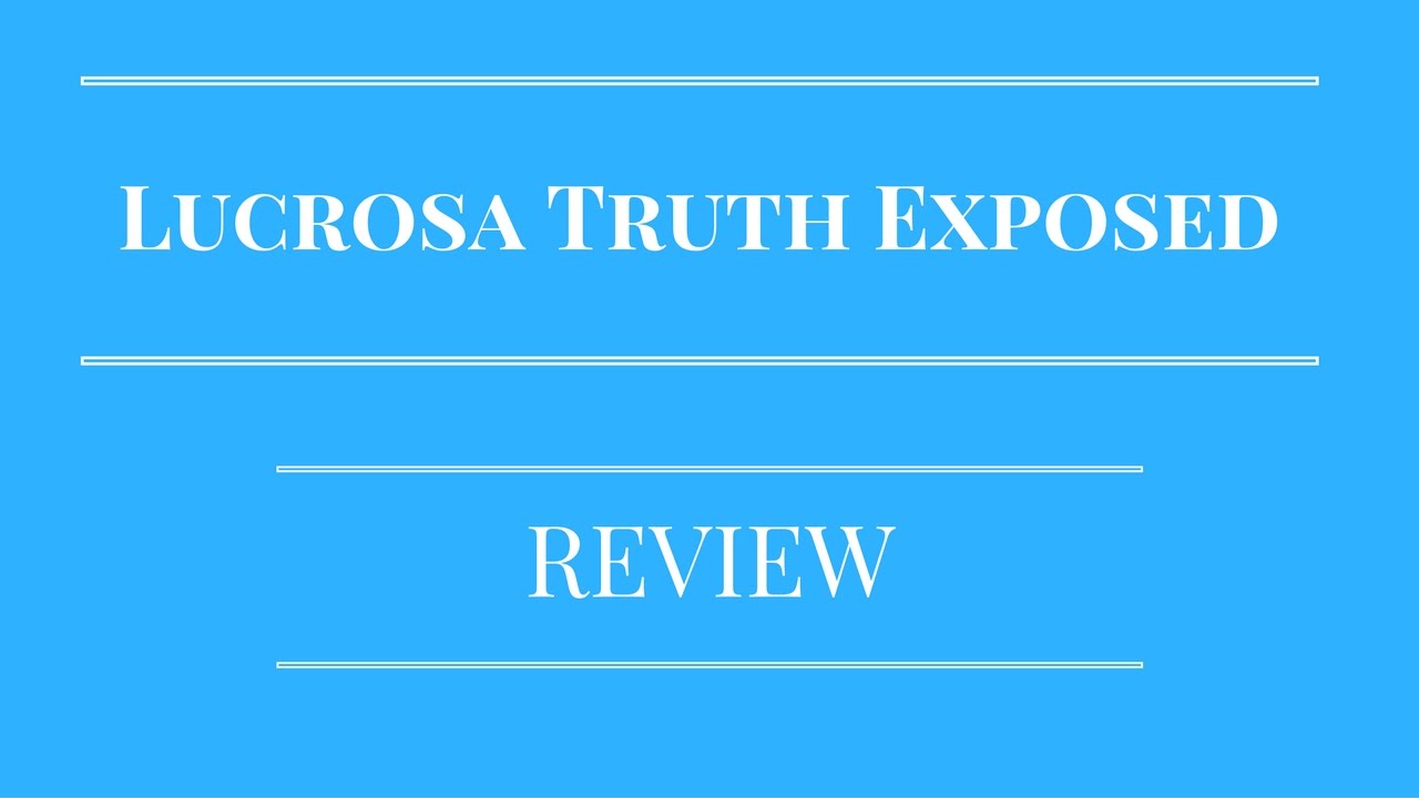 Lucrosa Review - Lucrosa Is It A Scam? - YouTube