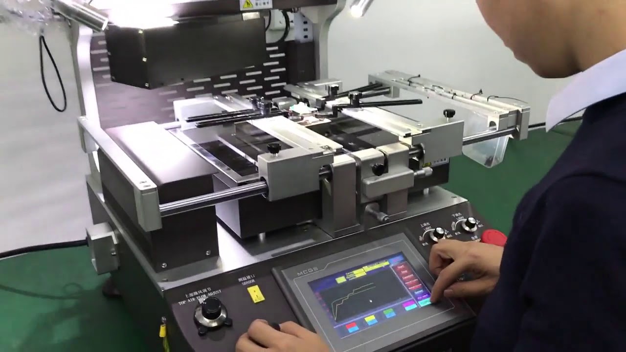 ZM-R720 BGA rework station for mini chipset rework & inspect it by X ...