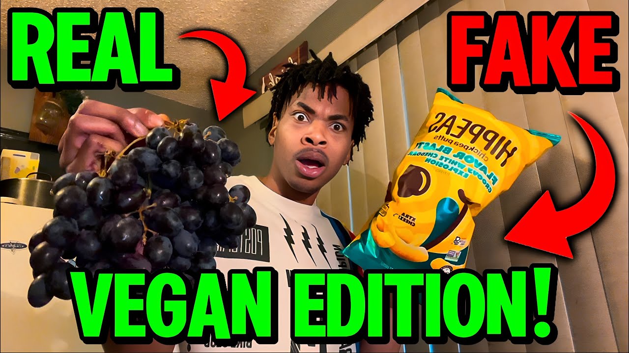 Real vs Fake: VEGAN Food Edition! - YouTube