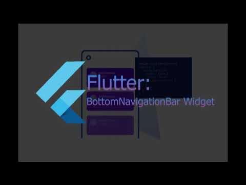 Flutter: BottomNavigationBar Widget - YouTube