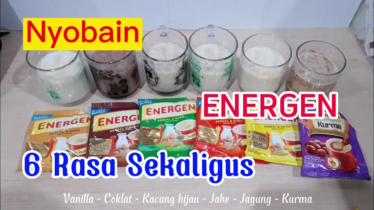 ENERGEN dengan 6 varian rasa - YouTube