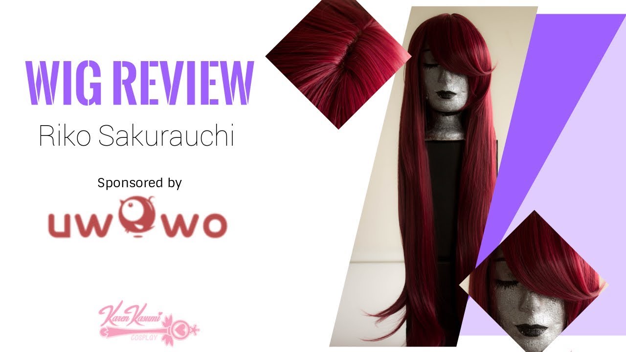 Wig Review - Uwowo cosplay - YouTube