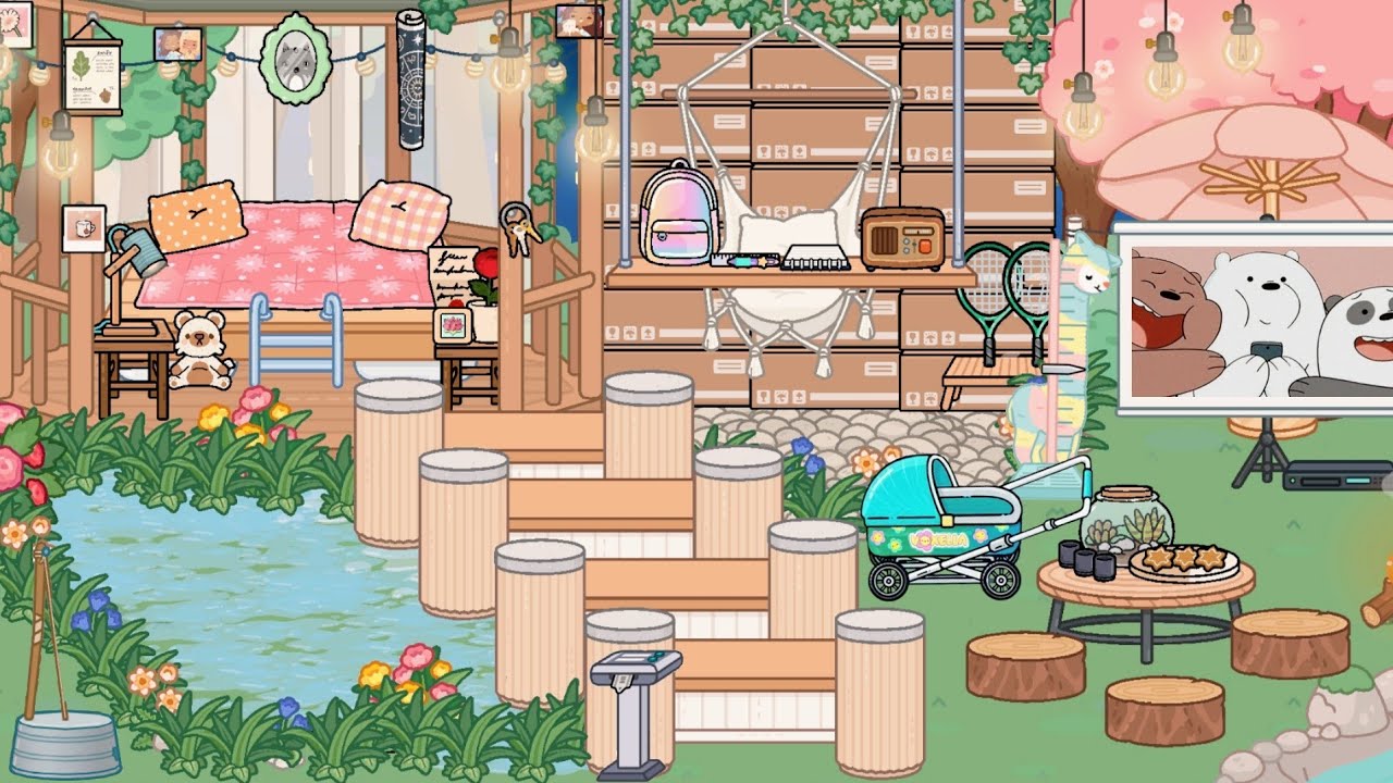 Toca Life World : NEW AESTHETIC OUTDOOR WITH SMALL LAKE🌿 | TOCA BOCA ...