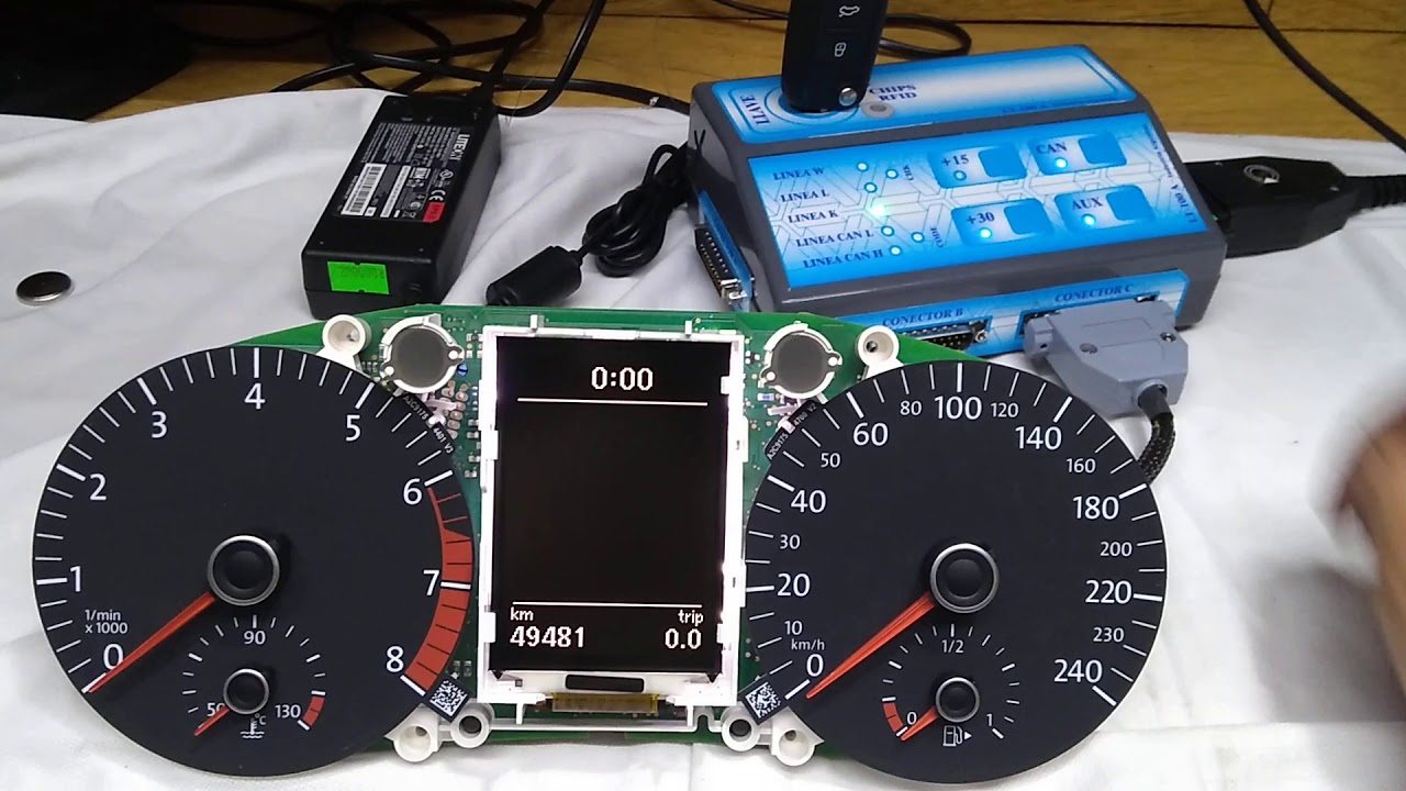 TABLERO/ INSTRUMENTAL / PANEIL . VOLKSWAGEN GOL TREND/FOX/ PROGRAMACION ...