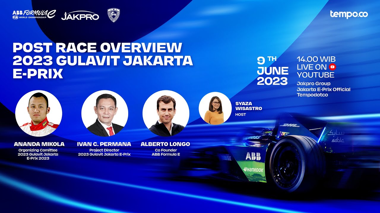 POST RACE OVERVIEW 2023 GULAVIT JAKARTA E-PRIX - YouTube