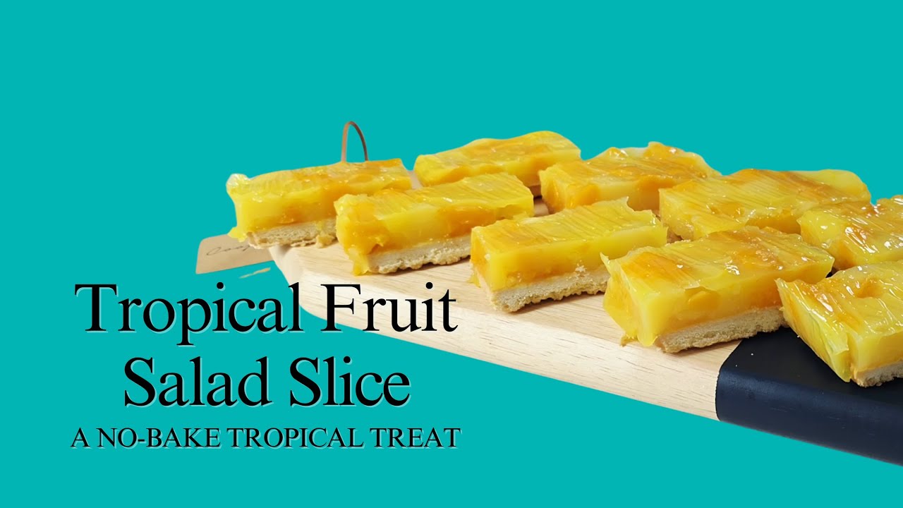 Tropical Fruit Salad Slice - YouTube