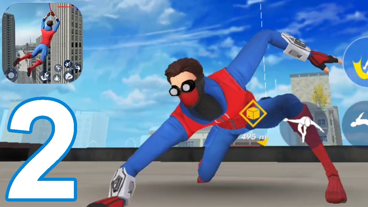 Spider Fighting: Hero Game - Gameplay Walkthrough Part 2 - Spooder (iOS ...