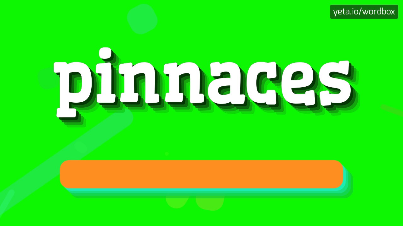 PINNACES - HOW TO PRONOUNCE IT!? - YouTube
