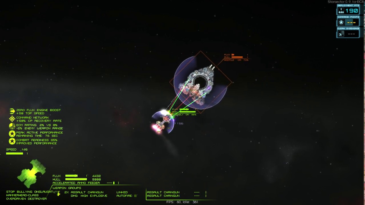 Starsector - SO Hammerhead vs paragon - YouTube