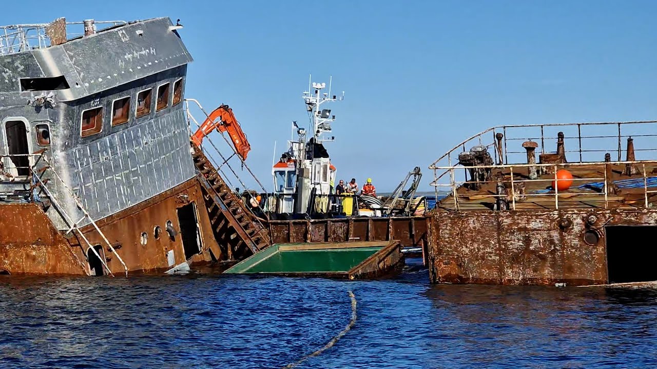 Ex-smuggling ship the MV Shingle was sunk to create Ireland's first ...