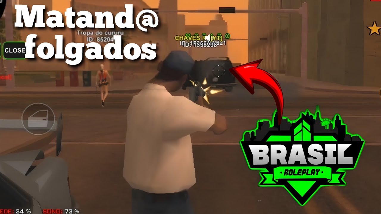 MATAND@ OS FOLGADO no BRASIL ROLEPLAY 😅 - YouTube