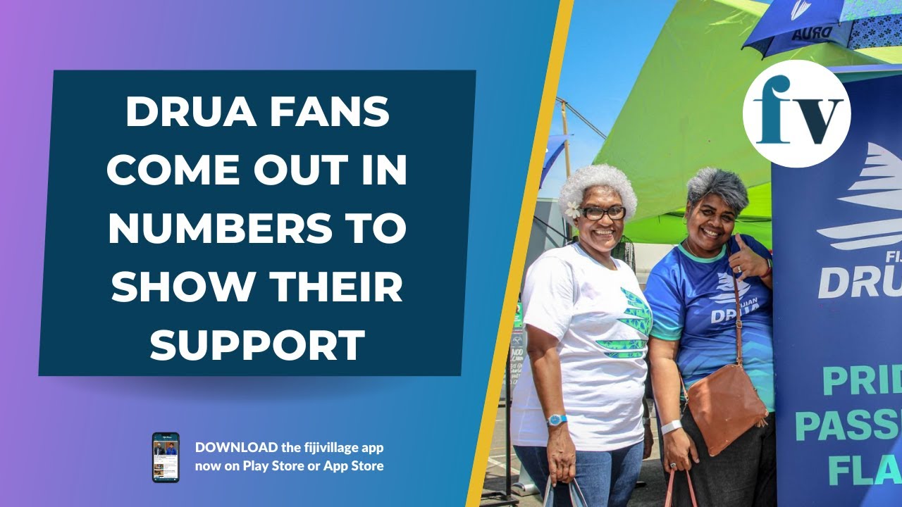 Drua fans come out in to show their support | 01/04/2023 - YouTube