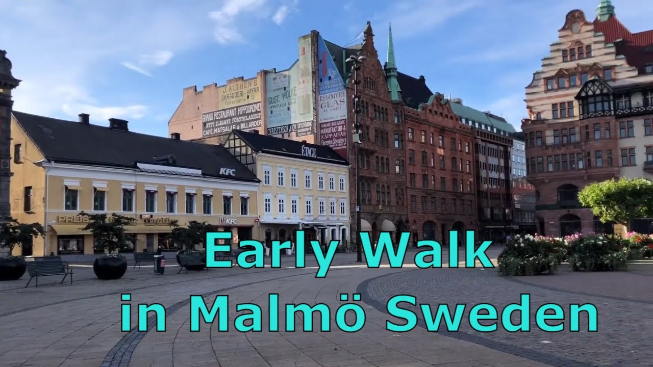 early walk in malmö, Malmö City center Sweden|Travel blog Sweden|Malmo ...
