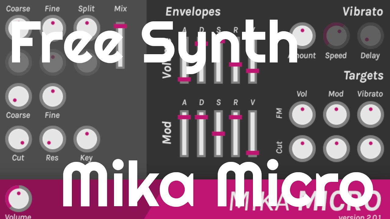 Free Synth - Mika Micro by tessalode (No Talking) - YouTube