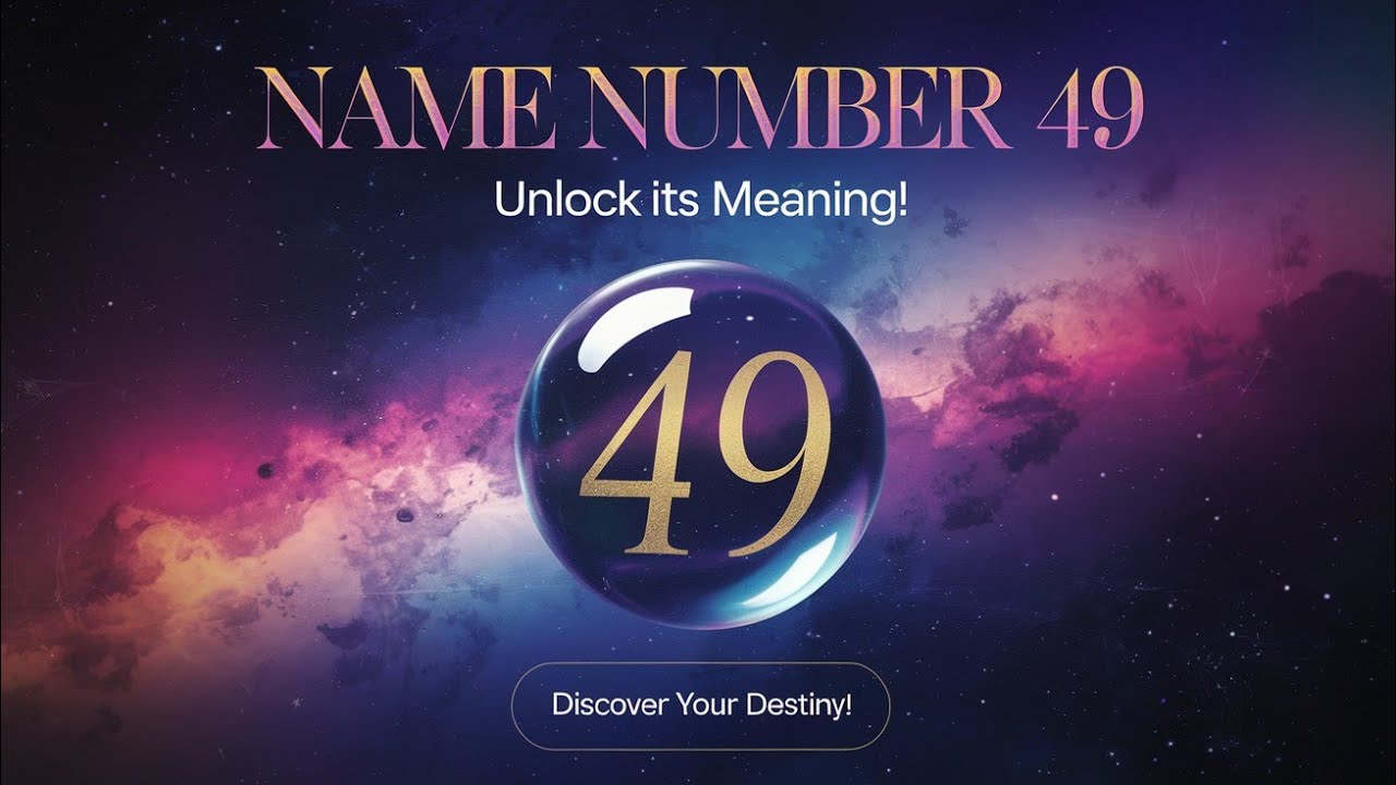 Meaning of Name Number - '49' in Numerology/ नामांक number 49 # ...