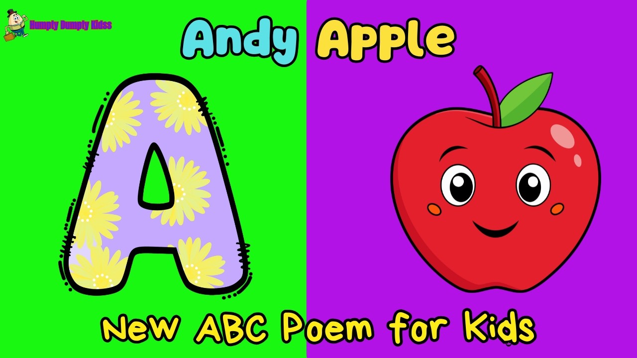 ABCD Learning for Toddlers | ABC ABC ABC | A for Andy Apple | AA BB CC ...