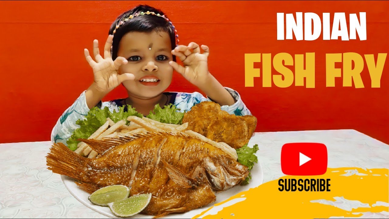 🤷Little Girl is #Eating 🐠Fish Fry - YouTube