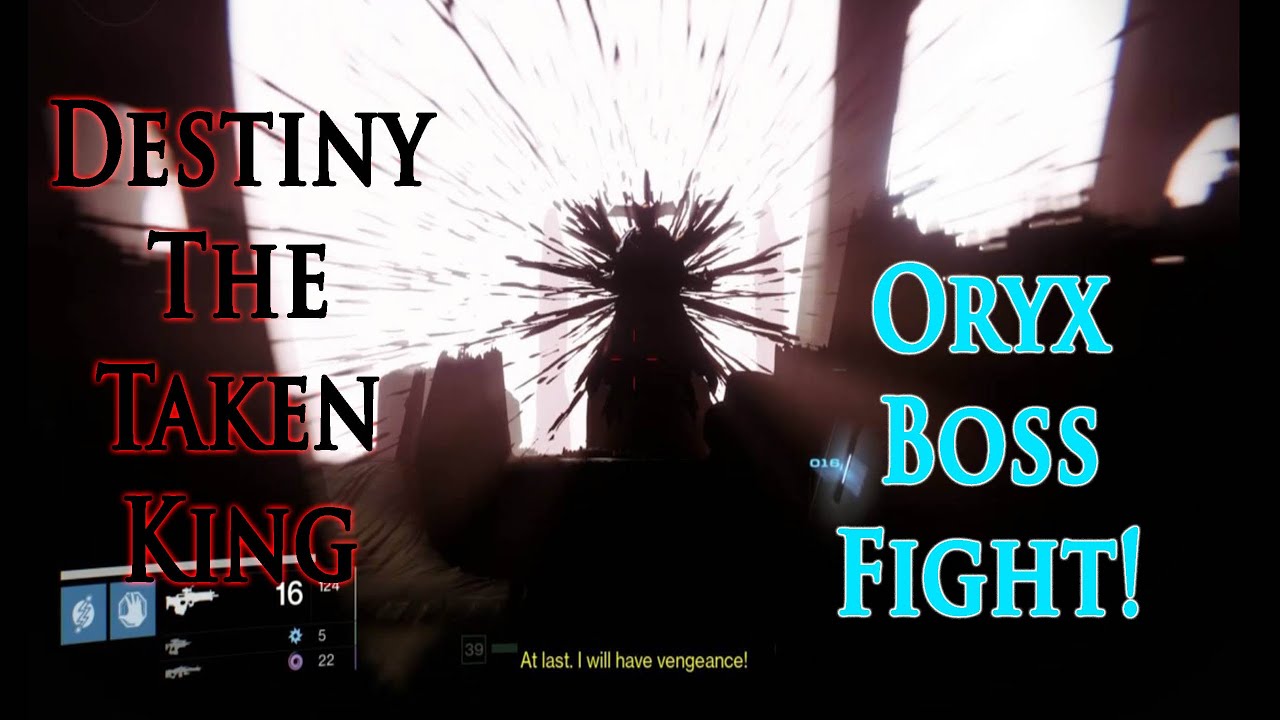 Destiny - The Taken King - Oryx Boss Fight w/Surprise Ending - YouTube