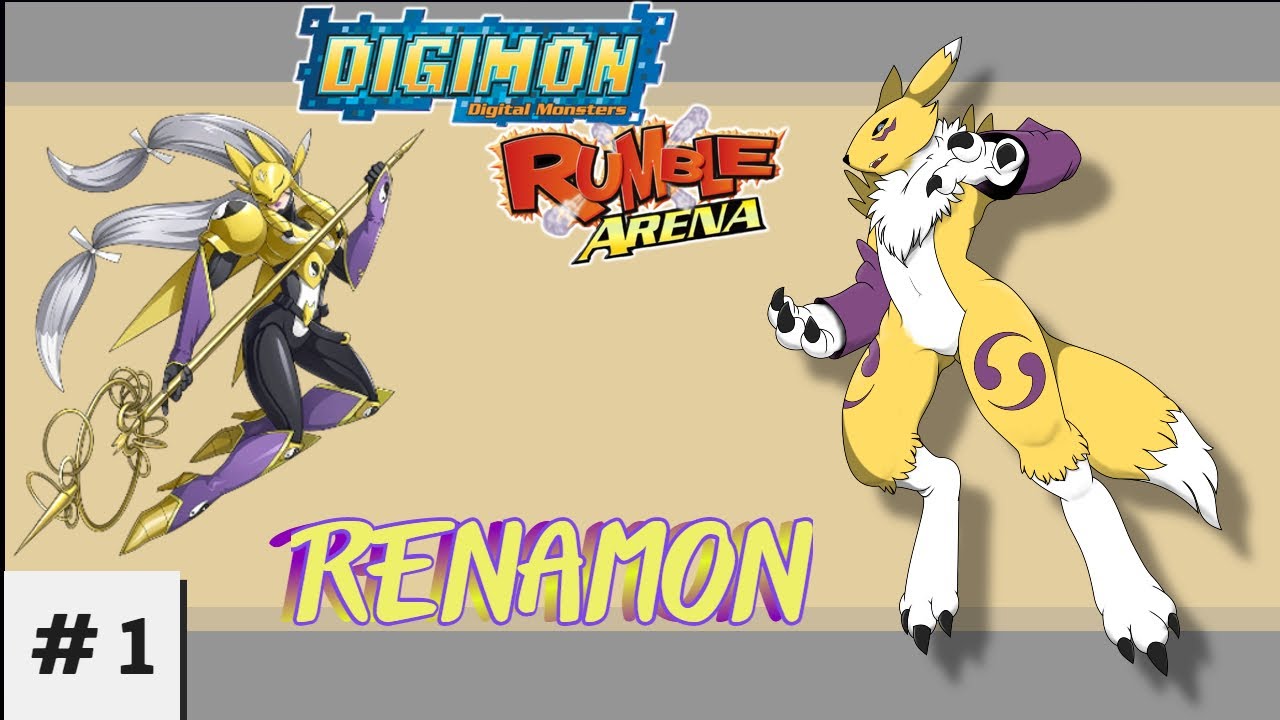 RENAMON (SAKUYAMON) - Digimon Rumble Arena - YouTube