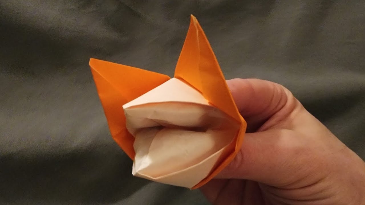 🦊 How to make a Talking Fox - Origami Tutorial! 🦊 - YouTube