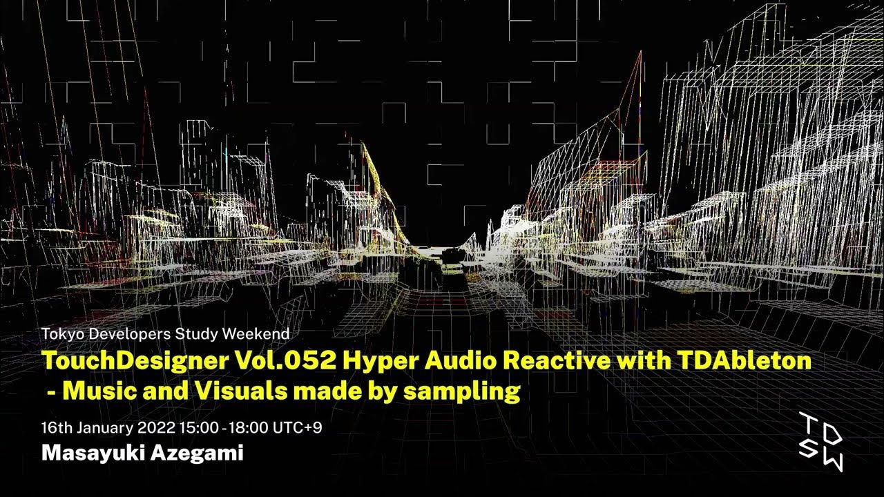 1/3 TouchDesigner Vol.052 Hyper Audio Reactive with TDAbleton -Music and Visuals made by ...