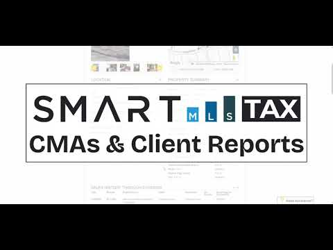 SmartMLS Tax: CMAs and Client Reports - YouTube