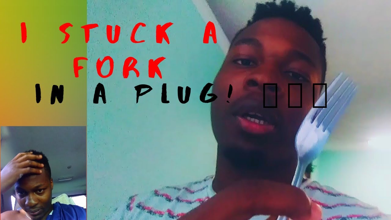 I stuck a fork in a plug to see what happens *went BAD* 💥💀🤕 - YouTube