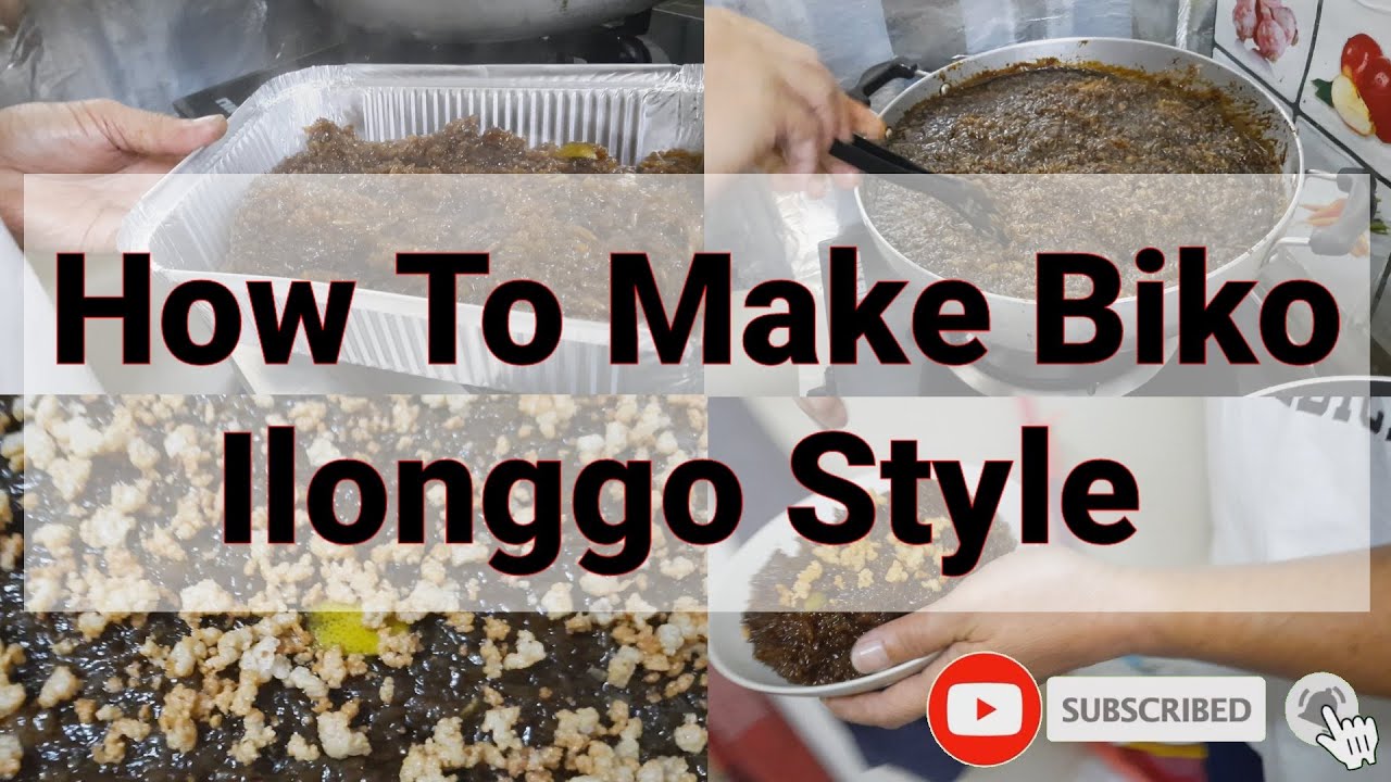 HOW TO MAKE BIKO ILONGGO STYLE - YouTube